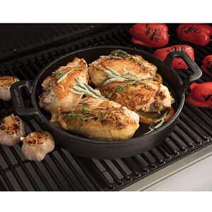 Cuisinart CCP-1000, Pre-Seasoned Cast Iron Griddle Pan, 10"