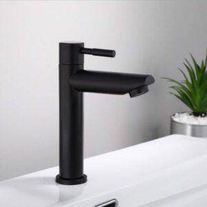 2in Kitchen Faucet Stainless Steel Water Tap Male Thread Single Cold Water Tap for Home Bathroom Basin Kitchen(#1)