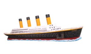 titanic 3d ship model with authentic coal from rms titanic