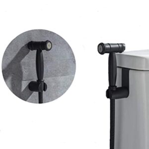 Bidet Sprayer Holder Toilet Bathroom Attachment Hanging Bracket/Wall Mount Holder for Handheld Shower Wand/Diaper Sprayer/Portable Pet Shower Toilet Water Sprayer Seat Bidet Stand