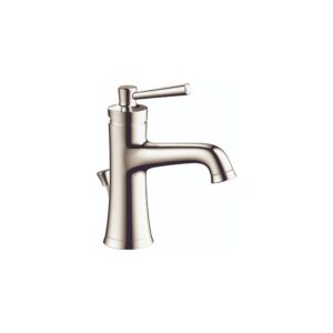 hansgrohe joleena transitional 1-handle 1 8-inch tall bathroom sink faucet in polished nickel, 04771830