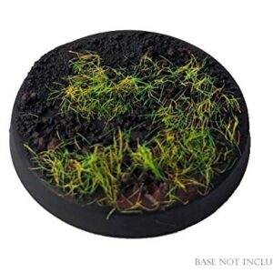 Stonehaven Miniatures Static Grass, Bright Green - 2mm Length Fibers - Master Quality Base & Scenery Flock - Realistic Texture & Detail - for 28mm Scale Table Top War Game Miniatures - Made in USA