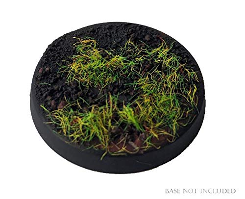 Stonehaven Miniatures Static Grass, Bright Green - 2mm Length Fibers - Master Quality Base & Scenery Flock - Realistic Texture & Detail - for 28mm Scale Table Top War Game Miniatures - Made in USA