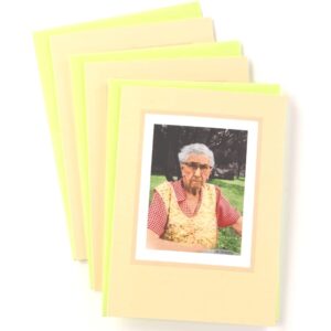 shade tree greetings funny women's birthday greeting card (5" x 7") by actual pictures | 3 pack + 3 envelopes (golden years)