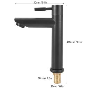 2in Kitchen Faucet Stainless Steel Water Tap Male Thread Single Cold Water Tap for Home Bathroom Basin Kitchen(#1)