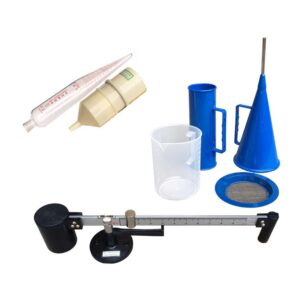 gltl slurry test kit,mud hydrometer,mud viscometer,marsh funnel and viscosity cup