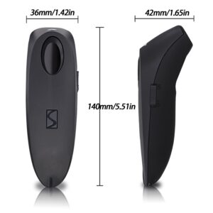 Bluetooth Wireless Barcode Scanner with Stand Handheld Portable USB Bar-Code Reader Scanner Entries Enable Keyboard Entry,Computer Screen Barcode Scanner