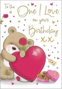 regal publishing birthday card one i love - 9 x 6 inches -