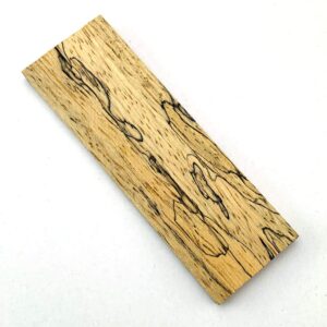 Aibote 1 Pair Spalted Maple Wood Knife Handle Scales Slabs Custom DIY Tools Material for Blank Blades Knives Jewelry Handicrafts Making(4.7"x1.6"x0.31")