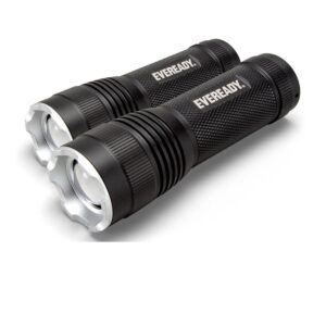 eveready led tactical flashlight, durable handheld flashlight for emergencies and camping gear, water resistant edc flashlight, pack of 1