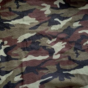 Camouflage Classic Anti-Pill Fleece Fabric by The Yard