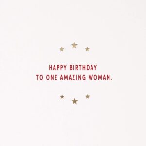 Hallmark Signature Birthday Card for Women (Wonder Woman)