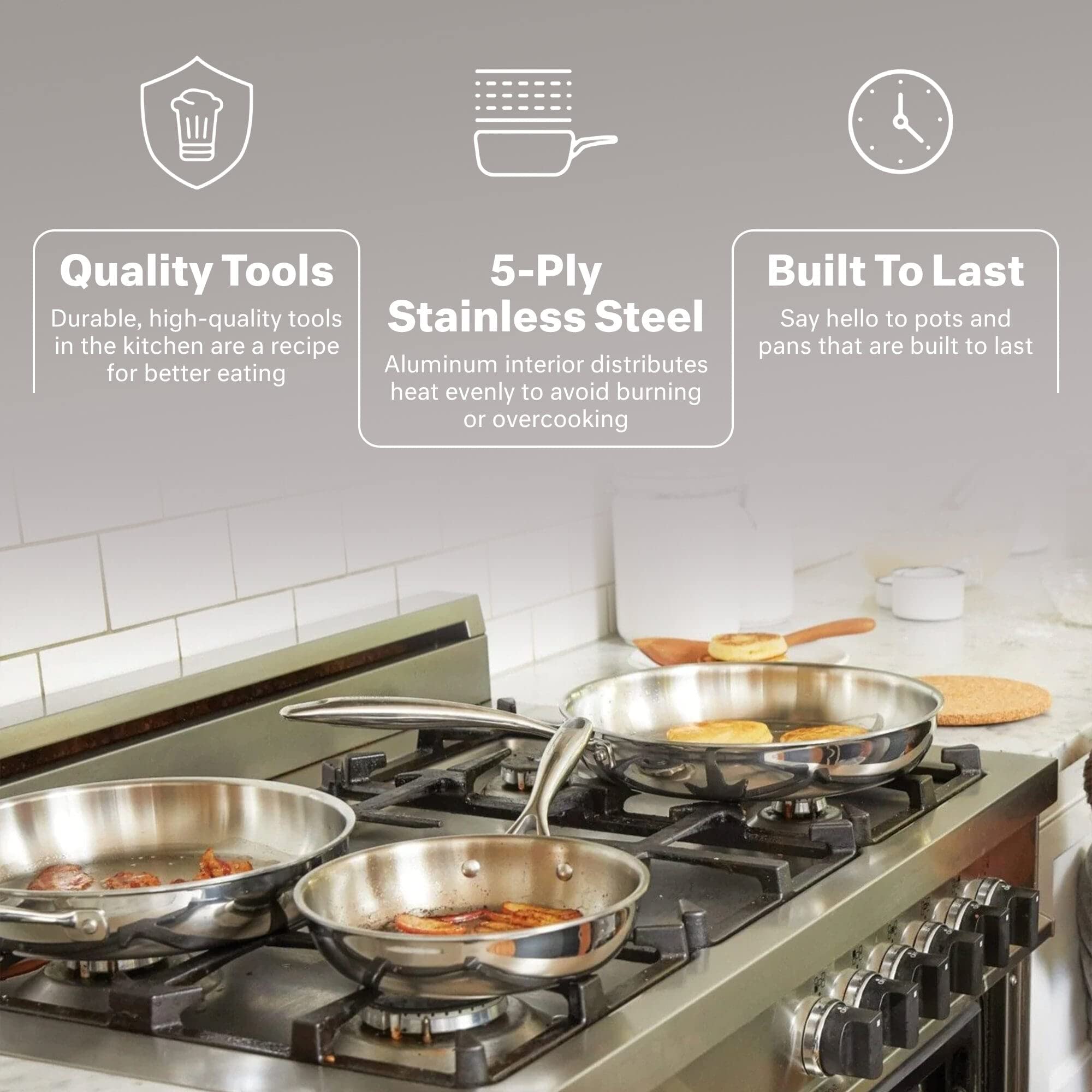 Brandless Stainless Steel Cookware (Brandless Stainless Steel Stock Pot with Lid)