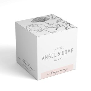 ANGEL & DOVE Luxury 'in Loving Memory' Soy Wax Remembrance Candle - Sympathy Gift, Memorial to Light in Memory of a Loved One