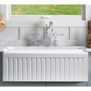 Empire Industries SP27O Sutton Place Kitchen Sink, White