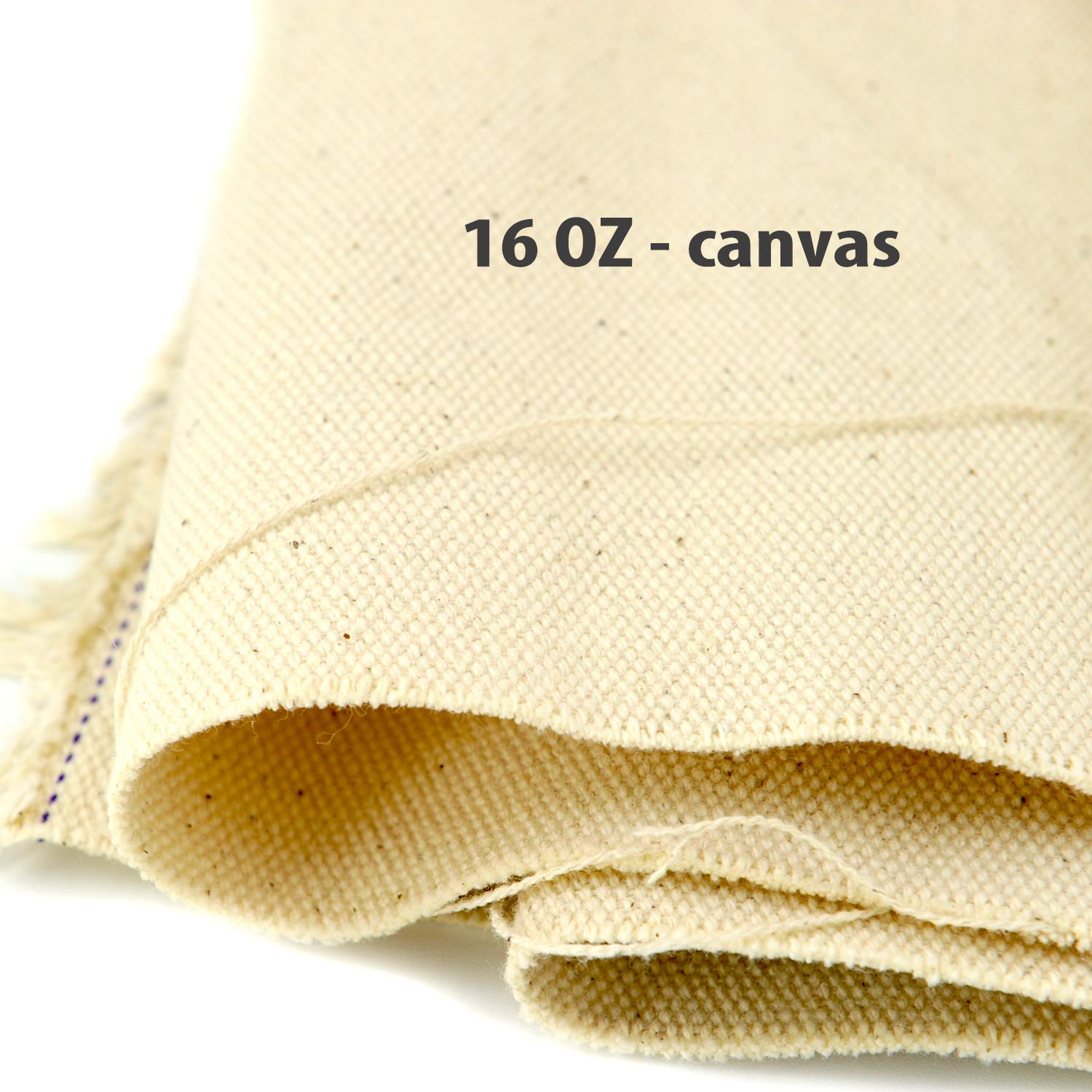 Rose Flavor 16OZ Cotton Canvas Sewing & Crafting,Drop Cloth by The Yard (Natural)