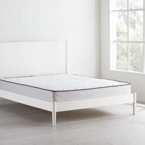 brighton firm 8-inch hybrid mattress— durable tempered coils—certipur-us certified foams—5 year warranty, twin