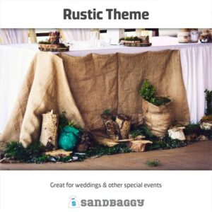 Sandbaggy Burlap Square 80 inch x 80 inch - for Landscaping, Construction, Decor, Tablecloth (1000 Sheets)