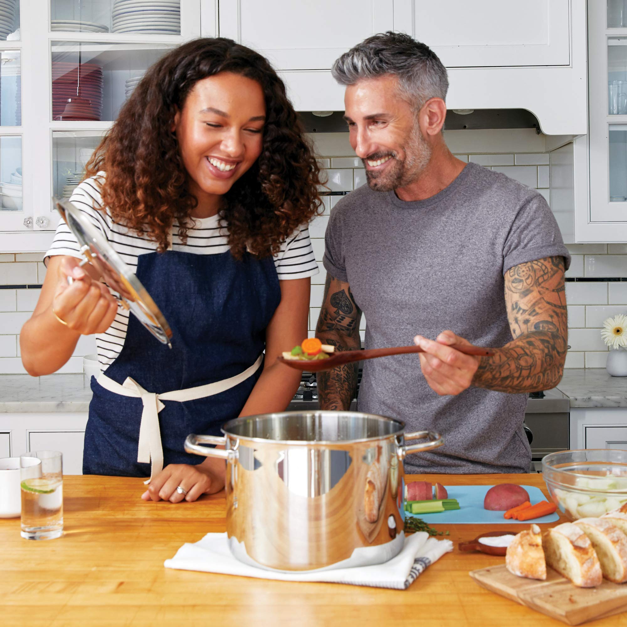 Brandless Stainless Steel Cookware (Brandless Stainless Steel Stock Pot with Lid)