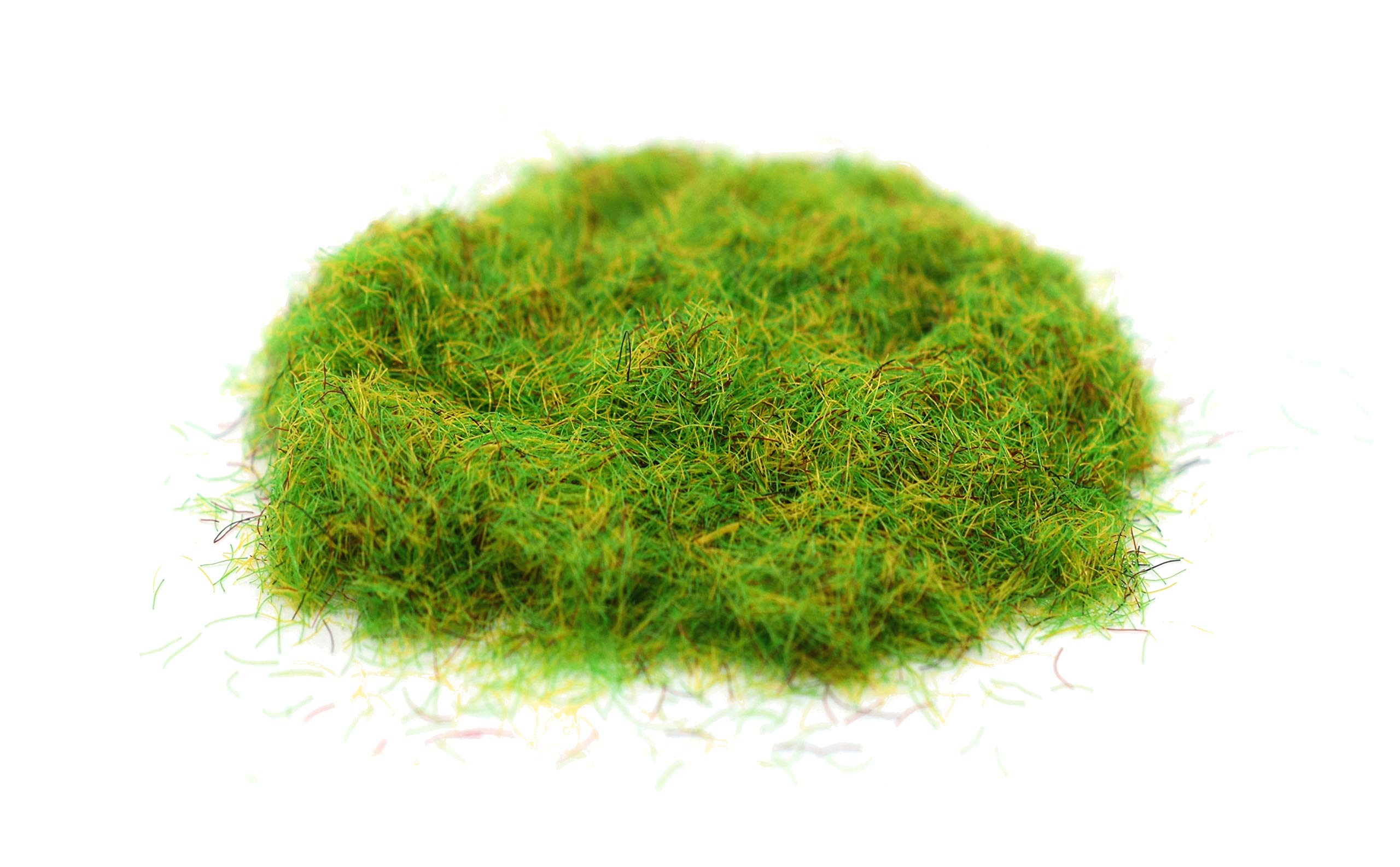 Stonehaven Miniatures Static Grass, Bright Green - 2mm Length Fibers - Master Quality Base & Scenery Flock - Realistic Texture & Detail - for 28mm Scale Table Top War Game Miniatures - Made in USA