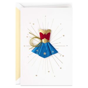 hallmark signature birthday card for women (wonder woman)