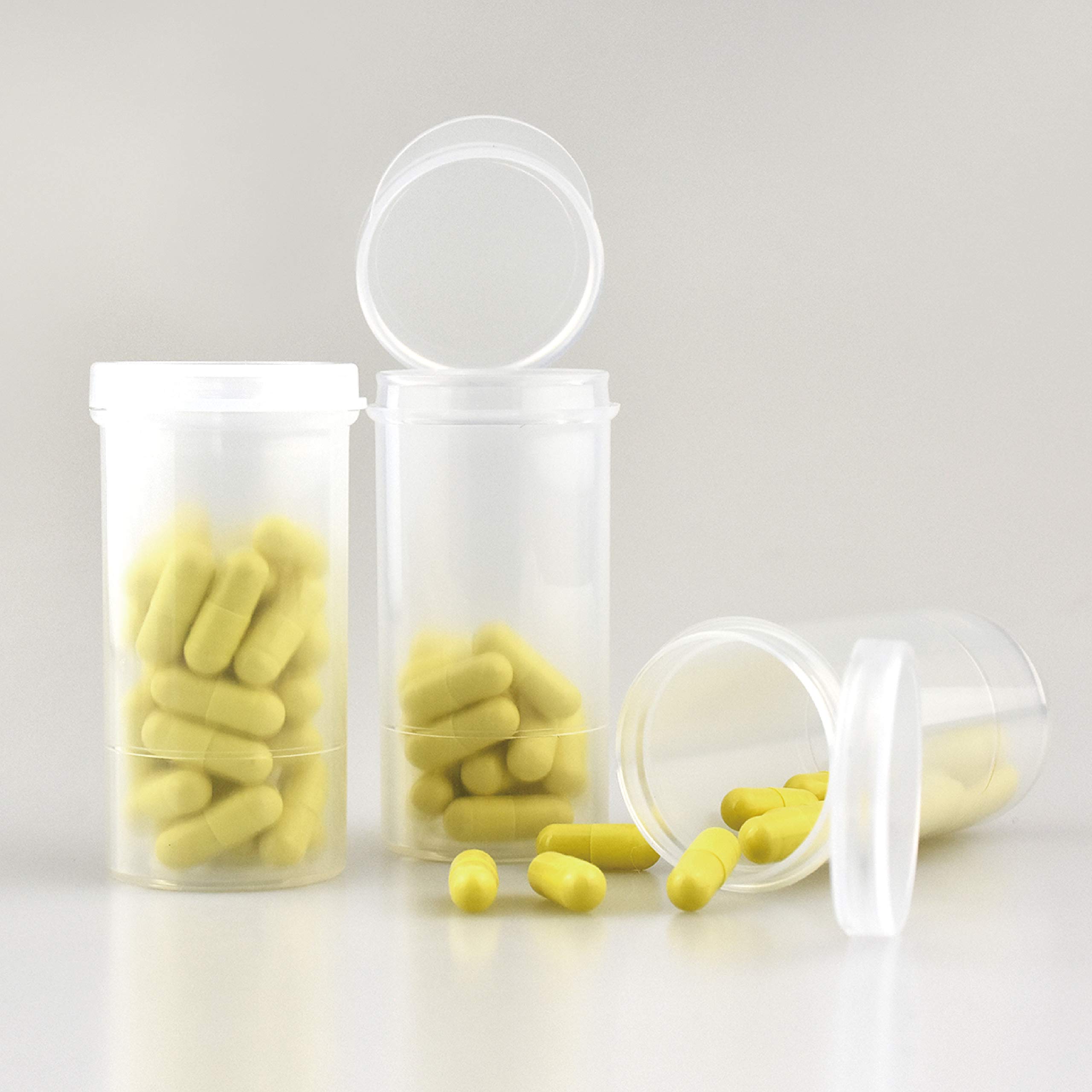 Maymom Water Tight Sample Vials, Bottle, Cup, for Small Parts, Beads; Air Tight; Prescription Bottle, Rx Vial (40mL)