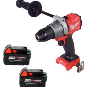 Milwaukee 2804-20 18V 1/2" Hammer Drill,2Pc. 48-11-1850 5.0Ah Battery