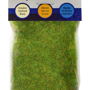 Stonehaven Miniatures Static Grass, Bright Green - 2mm Length Fibers - Master Quality Base & Scenery Flock - Realistic Texture & Detail - for 28mm Scale Table Top War Game Miniatures - Made in USA