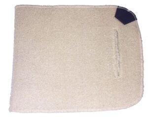 golden protective services outlet cotton loop, 10" x 11" cream oven pad with handslot, heavy weight terry cloth, 500 degree temp rating