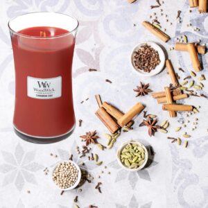 WoodWick Cinnamon Chai Candle in Glass Jar, Large - 21.5 Oz - Pack of 2