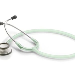 ADC 619FS Adscope Lite Model 619 Ultra Lightweight Clinician Stethoscope with Tunable AFD Technology, Sea Glass