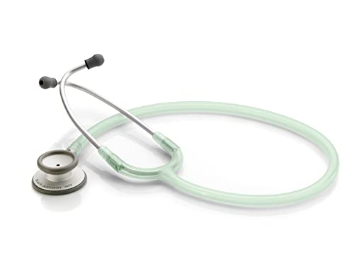 ADC 619FS Adscope Lite Model 619 Ultra Lightweight Clinician Stethoscope with Tunable AFD Technology, Sea Glass