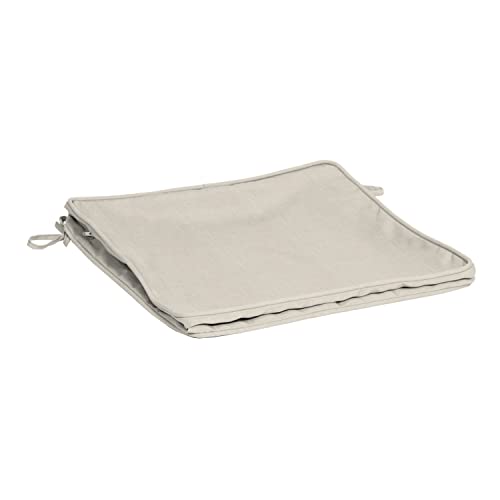 Arden Selections ProFoam Performance Outdoor Seat Cushion 20 x 20, Sand Cream