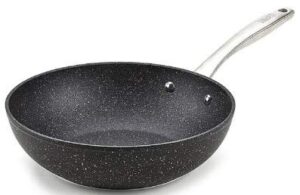 bialetti titan nonstick 11-inch chef pan in black