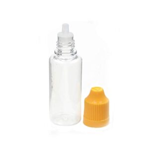 othmro 10pcs 0.3oz pe plastic lab eye dropper bottles 10ml squeezable eye liquid dropper bottle small mouth drop bottles liquid sample seal storage bottles with yellow cap for travel kitchen