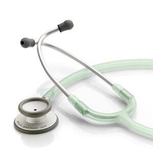 adc 619fs adscope lite model 619 ultra lightweight clinician stethoscope with tunable afd technology, sea glass