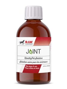 raw support j+int 8.4 fl.oz, 12 supplement options (digestion,healing,balance,mobility,complete,allergy,breath,cleanse,calm,krill,energy)