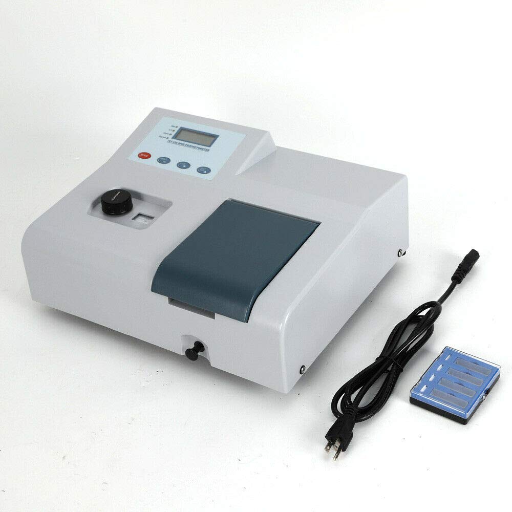 Portable Lab Equipment Wavelength Visible Spectrophotometer 350-1020NM 110V 721 US Stock