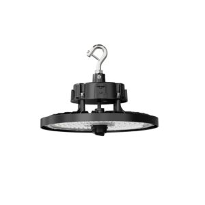 WareLight Aries G3 UFO LED High Bay Light, 240W Wattage Selectable,33600 Lumens, CCT Selectable, 120-277V, Black Finish