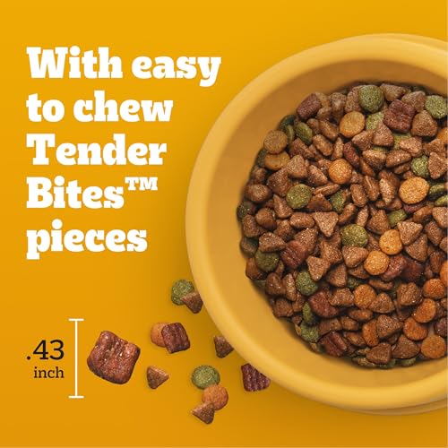 Pedigree With Tender Bites for Small Dogs Adult Dry Dog Food, Chicken and Steak Flavor, 3.5 lb. Bag