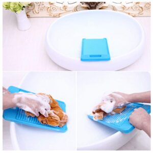 ZYAMY Antiskid Mini Washboard Plastic Washing Board Household for Students Clothes Clean Laundry