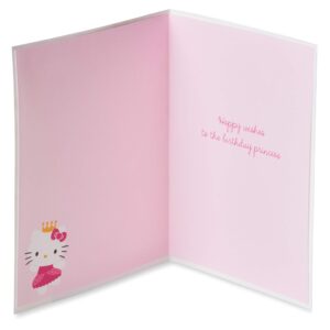 Papyrus Hello Kitty Birthday Card for Girl (Birthday Princess)