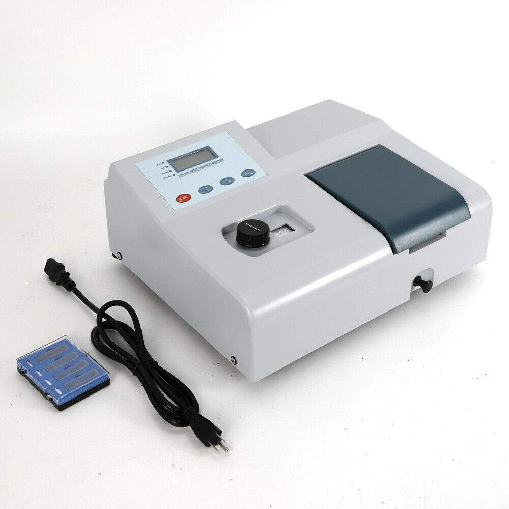 Portable Lab Equipment Wavelength Visible Spectrophotometer 350-1020NM 110V 721 US Stock