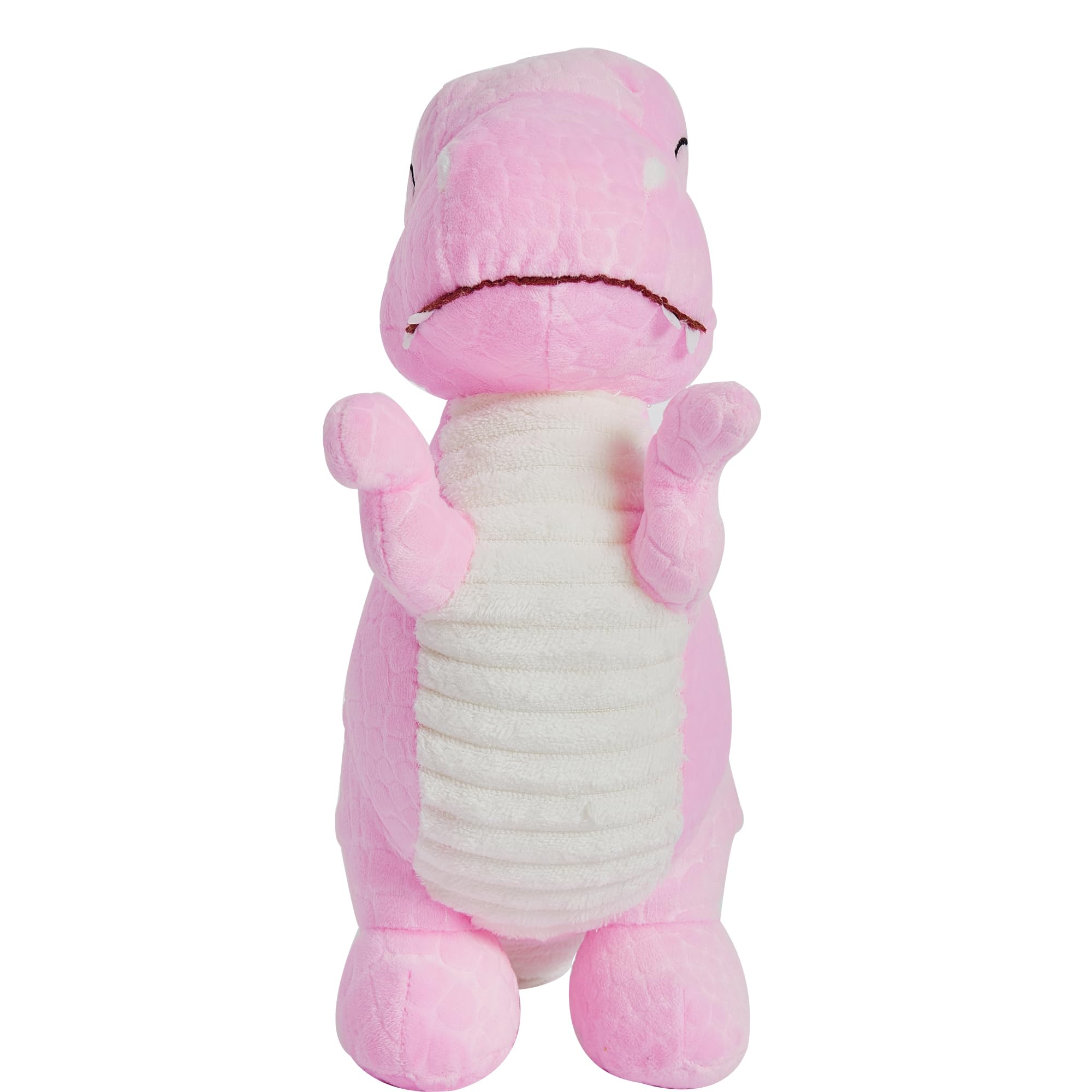 Wemi Pink Dinosaur Stuffed Animal Toys Cute Soft Dinosaurs Plush Doll T-Rex Throw Pillow for Boys Girls 11"