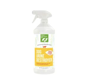 only natural pet enzyme powered stain & odor eliminator - professional pet urine pee cleaner deodorizer for dogs - hardwood floors carpets upholstery - eucalyptus & rosemary scent - 32floz