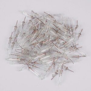 Christmas Replacement Mini Light Bulbs 2.5 V 0.17 A Clear Glass Bulbs for Christmas Trees Incandescent Lights | 150 Pcs