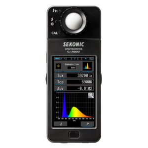 sekonic c-7000 spectrometer spectrum analyzer bundle kit - portable handheld tool for precision color control & interpretation for home, designer's firm, engineering lab & industrial use