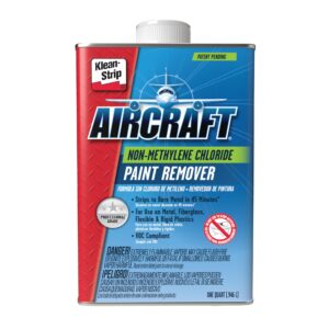 klean-strip aircraft paint remover, professional grade paint stripper for cars & metal surfaces, voc compliant, 1 quart