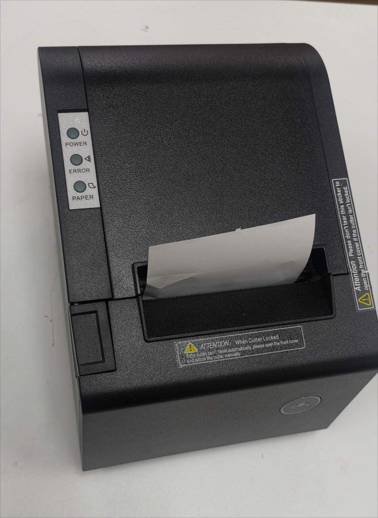 Thermal Receipt Printer, GP 80250ivn(Another Name: PBM P-822D) High Speed 300mm/sec(Maximum) 80mm(3 1/7") Width, Serial+USB+LAN Ports, Support Windows7 and up only!