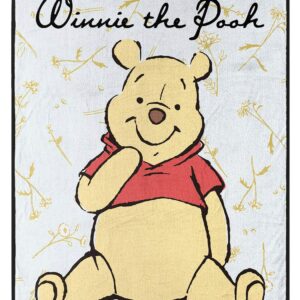 Disney Winnie The Pooh Silly Bear Fleece Super Plush Throw Blanket 46" x 60" (117cm x 152cm)